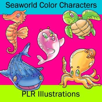 Seaworld Color Images - Color Me Positive PLR